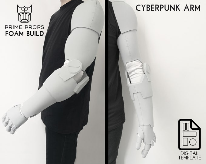 Cyberpunk Arm Foam Pattern - Etsy