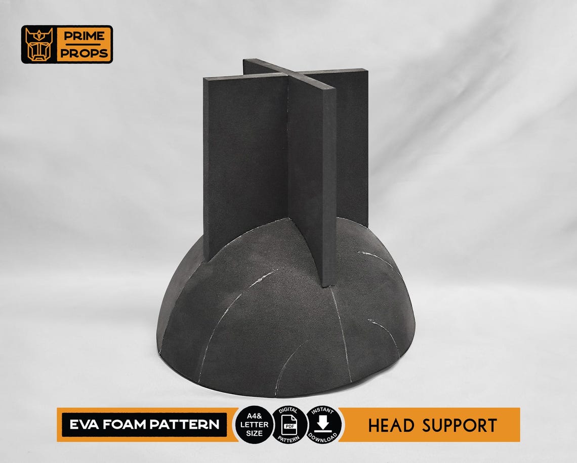 Head Support Pattern for EVA Foam - Etsy