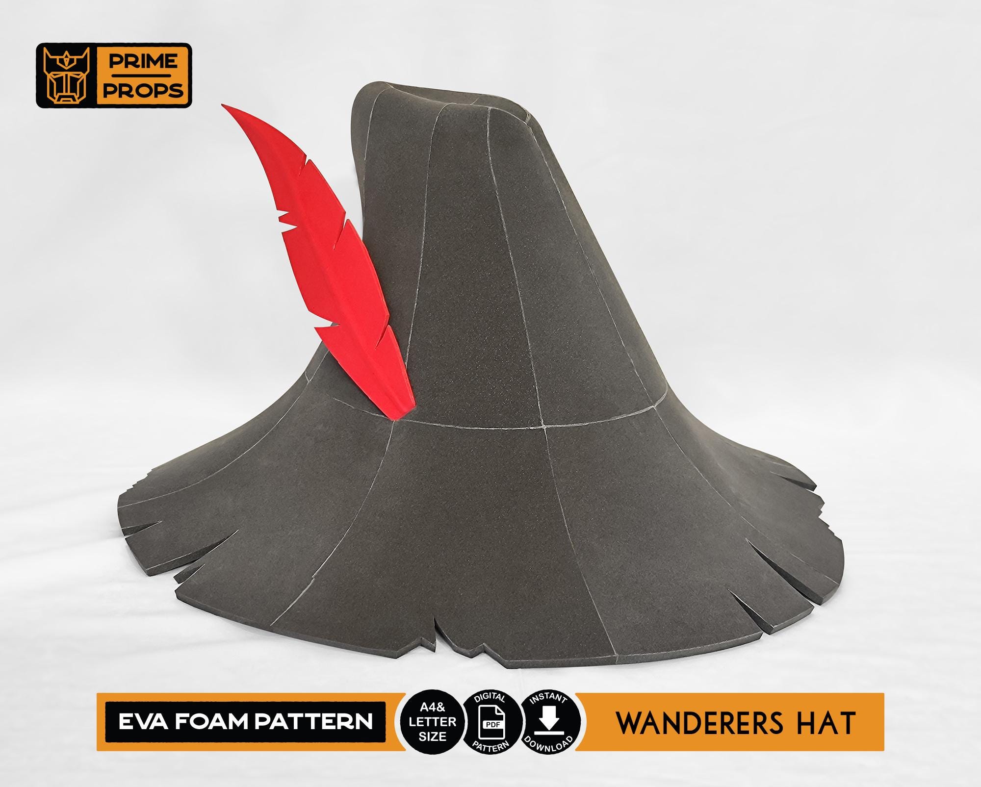 Wanderer's Hat Pattern for EVA Foam - Etsy