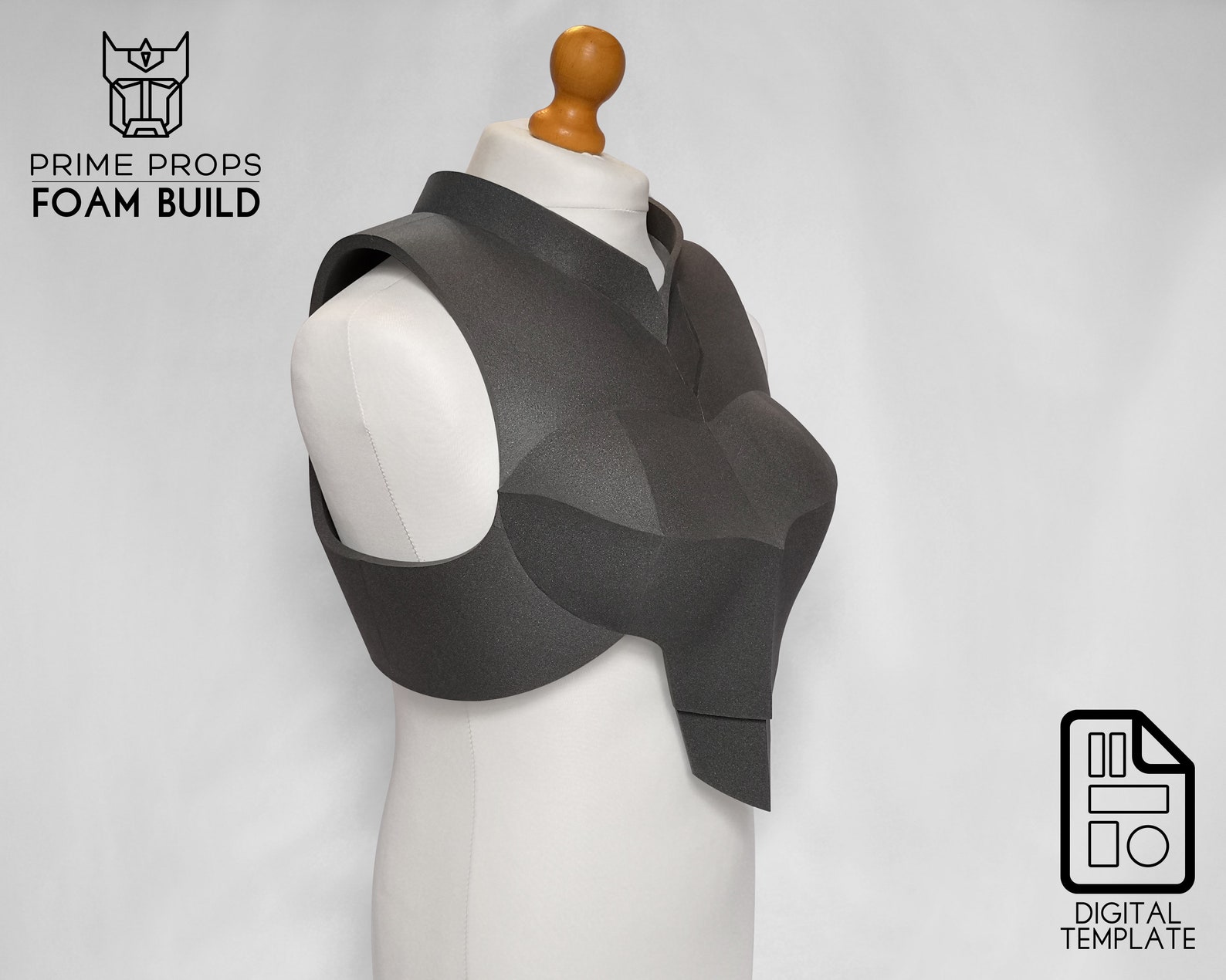 Masked Hero Female Chest Armour Foam Patterns - Etsy UK