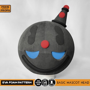 Basic Mascot Head Foam Pattern - Etsy