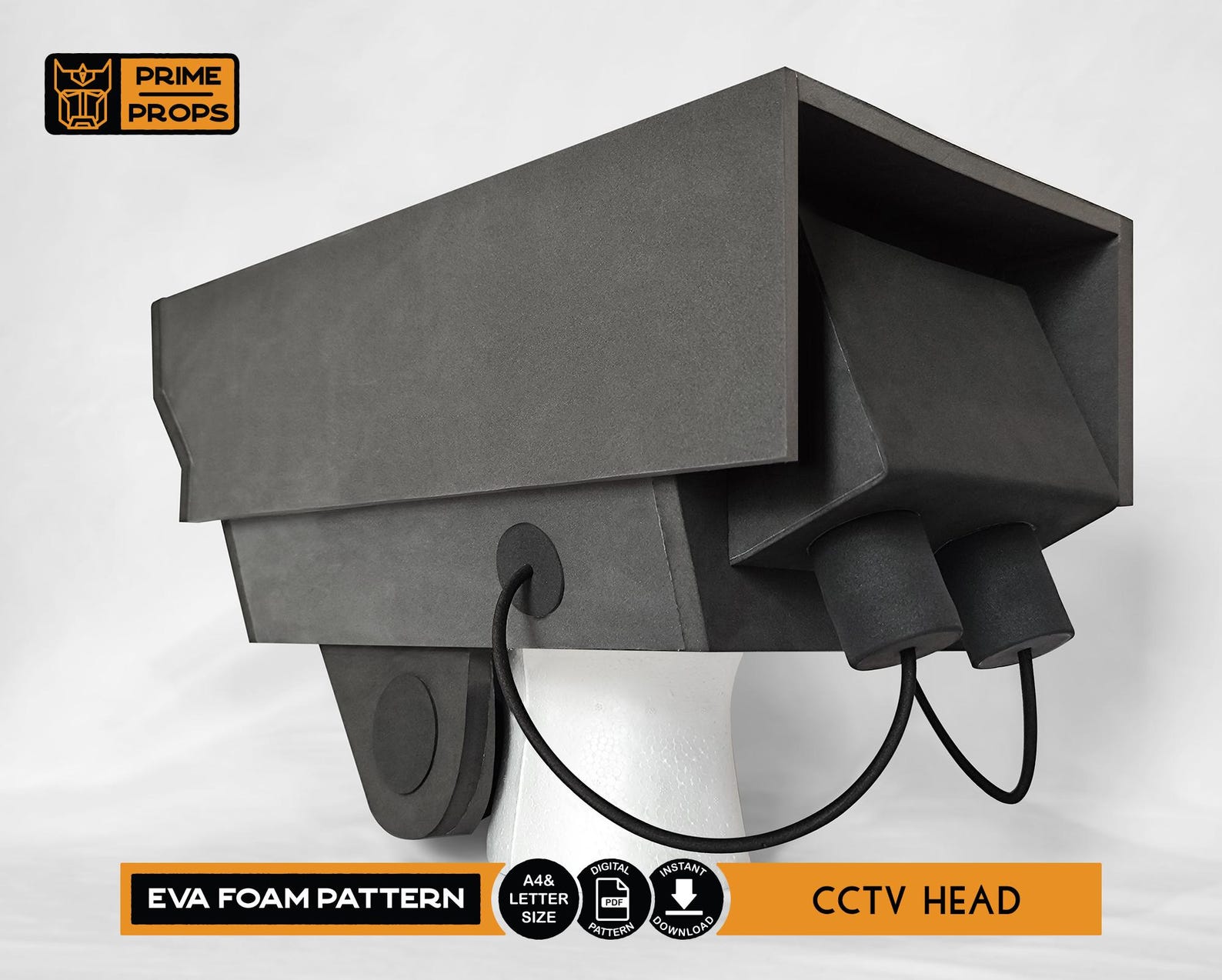 CCTV Head Foam Pattern - Etsy