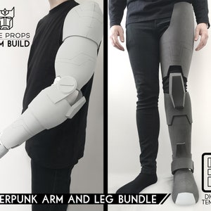 Cyberpunk Arm and Leg Foam Pattern Bundle | Etsy