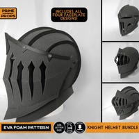 Medieval Knight Helmet Foam Template - Etsy