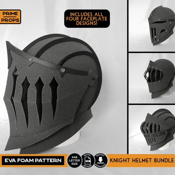Knight Helmet - Etsy