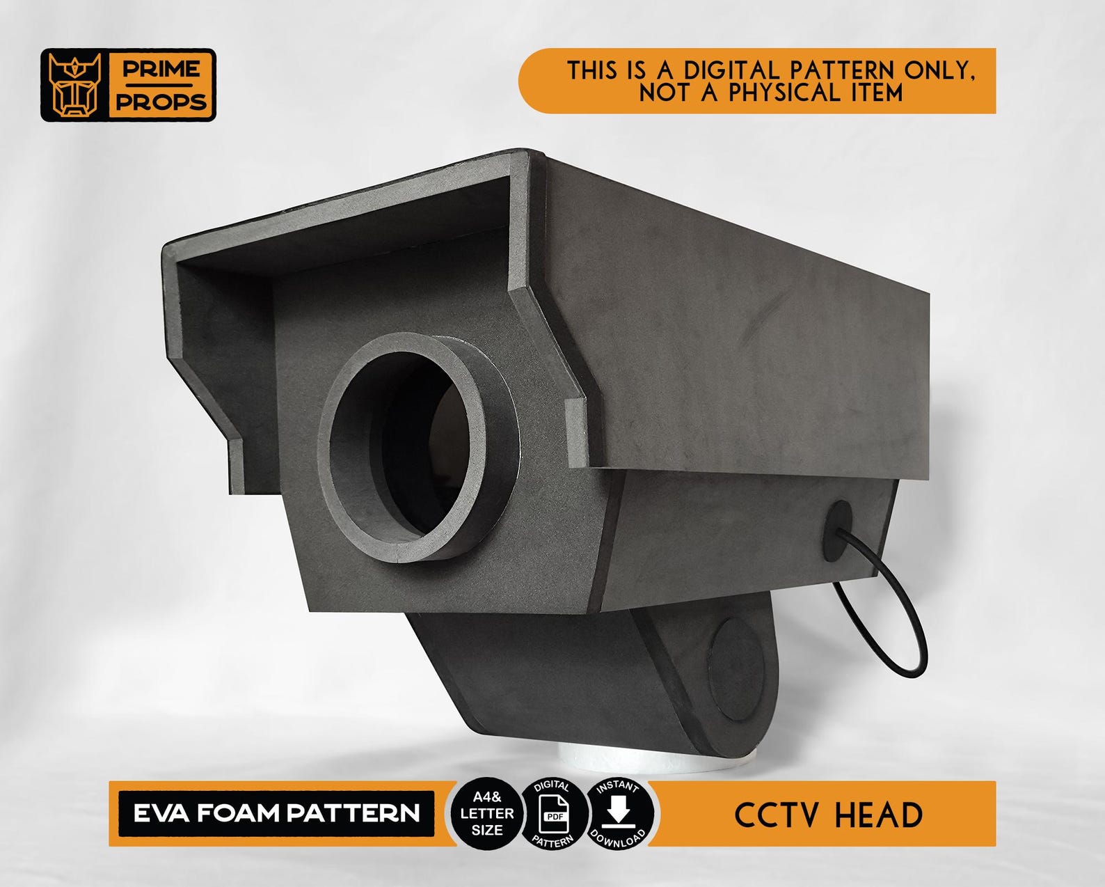CCTV Head Foam Pattern - Etsy