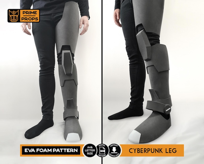 Cyberpunk Leg Foam Patterns - Etsy