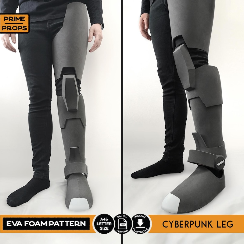 Leg Armor Foam Cosplay - Etsy