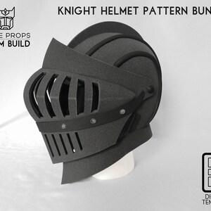 Knight Helmet Foam Pattern Bundle - Etsy