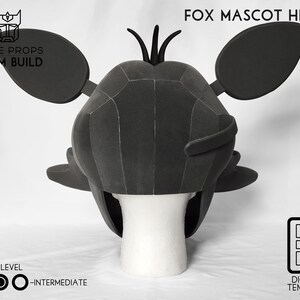 Fox Mascot Head Foam Pattern - Etsy