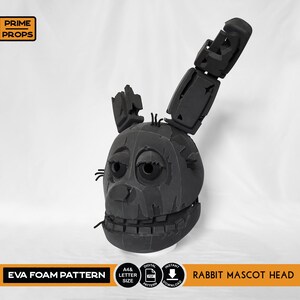 Rabbit Mascot Head Foam Pattern - Etsy