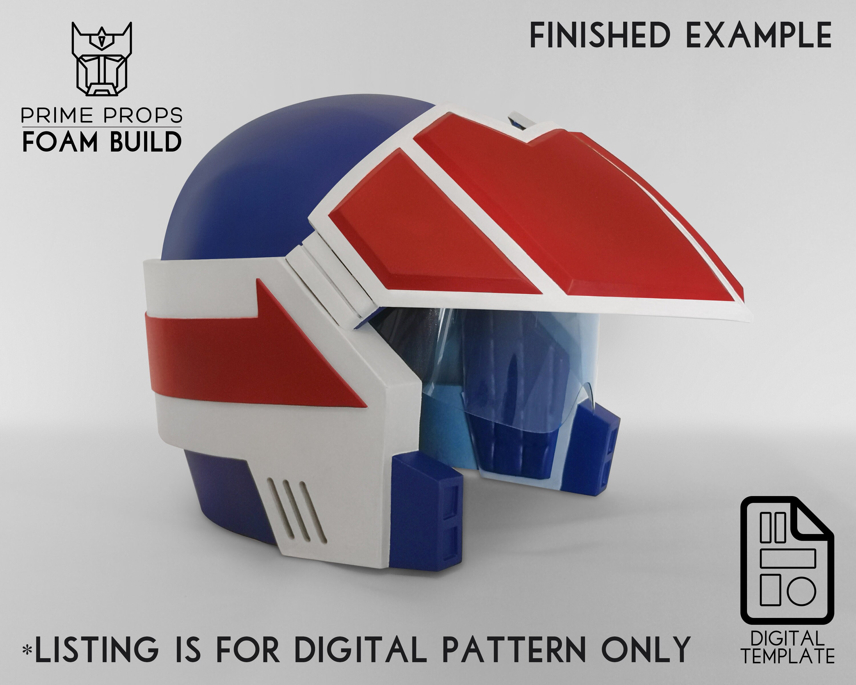 Macross Helmet Foam Pattern - Etsy