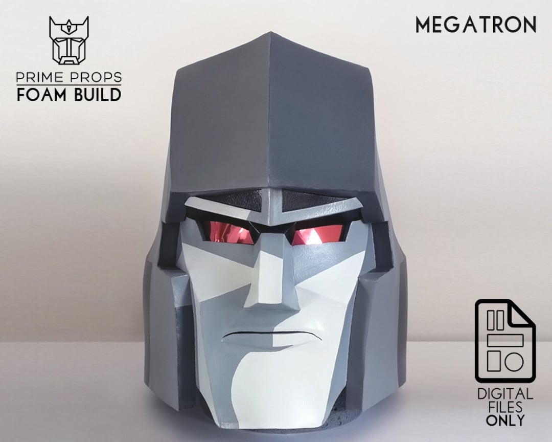 Megatron Foam Helmet Pattern - Etsy
