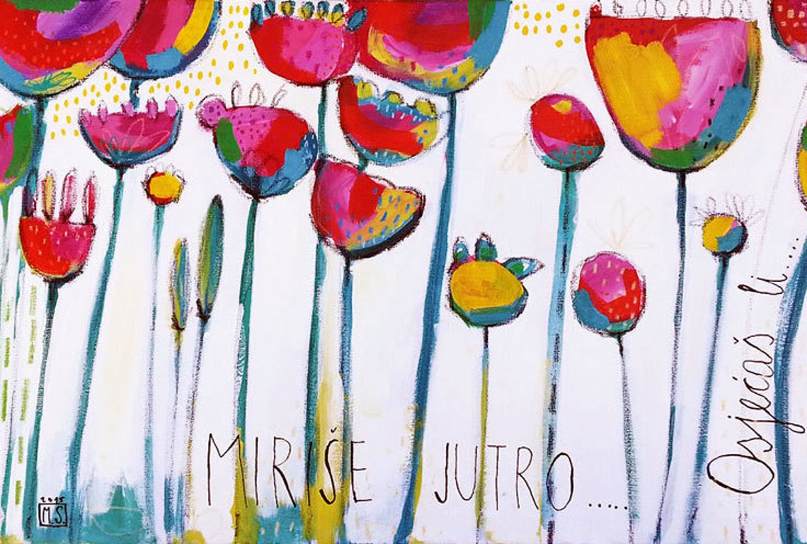 Artist: Mirna Sišul LIMITED EDITION Free Shipping Large | Etsy