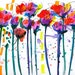 LIMITED EDITION PRINT, Giclee, Flowers, Full of Colors, Modern Original ...