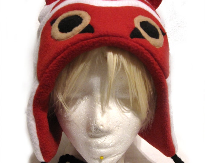 Princess Mononoke Inspired Fleece Hat - Etsy