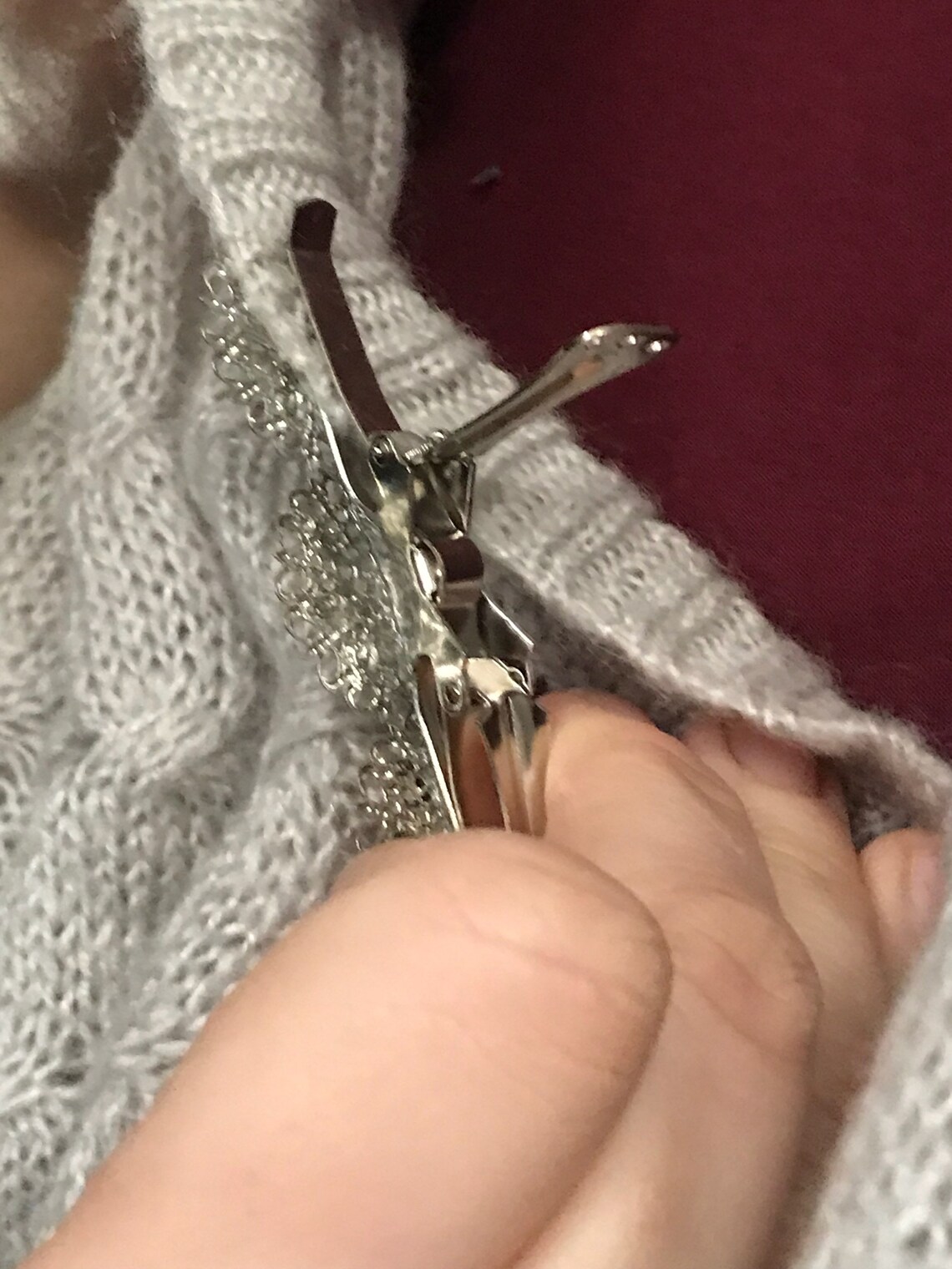 Sweater Clip Cardigan Fit Clasp Sweater Guard Filigree | Etsy