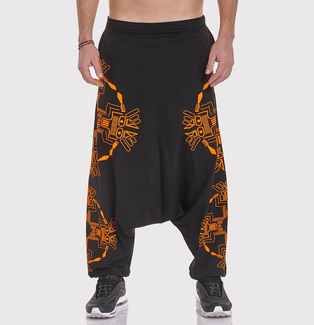 Pants With Print AZTEC PATTERNS/ Baggy Pants/extravagant Pants/ Casual ...