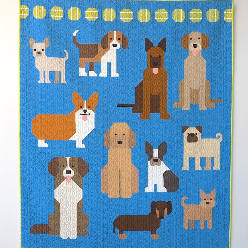 Dog Quilt Patterns - Etsy