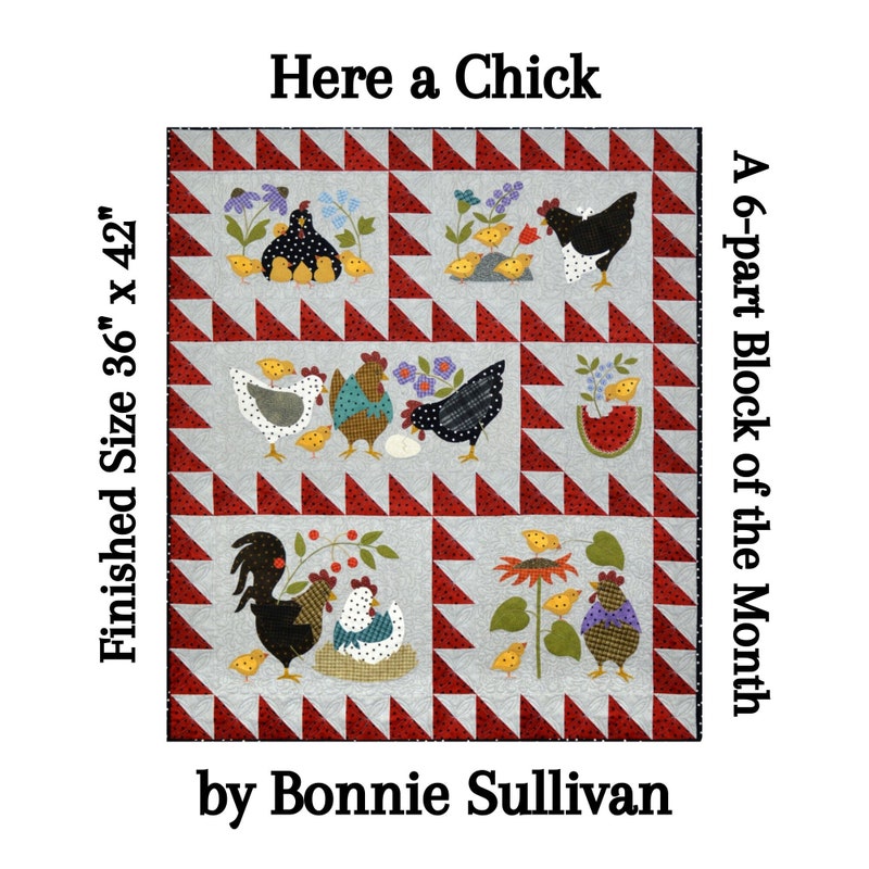 Chicken Quilt Pattern - Etsy