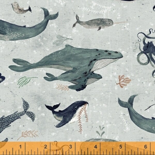Whale Fabric - Etsy
