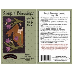 Simple Blessings Quilt Pattern Set by Bonnie Sullivan / All Through the ...