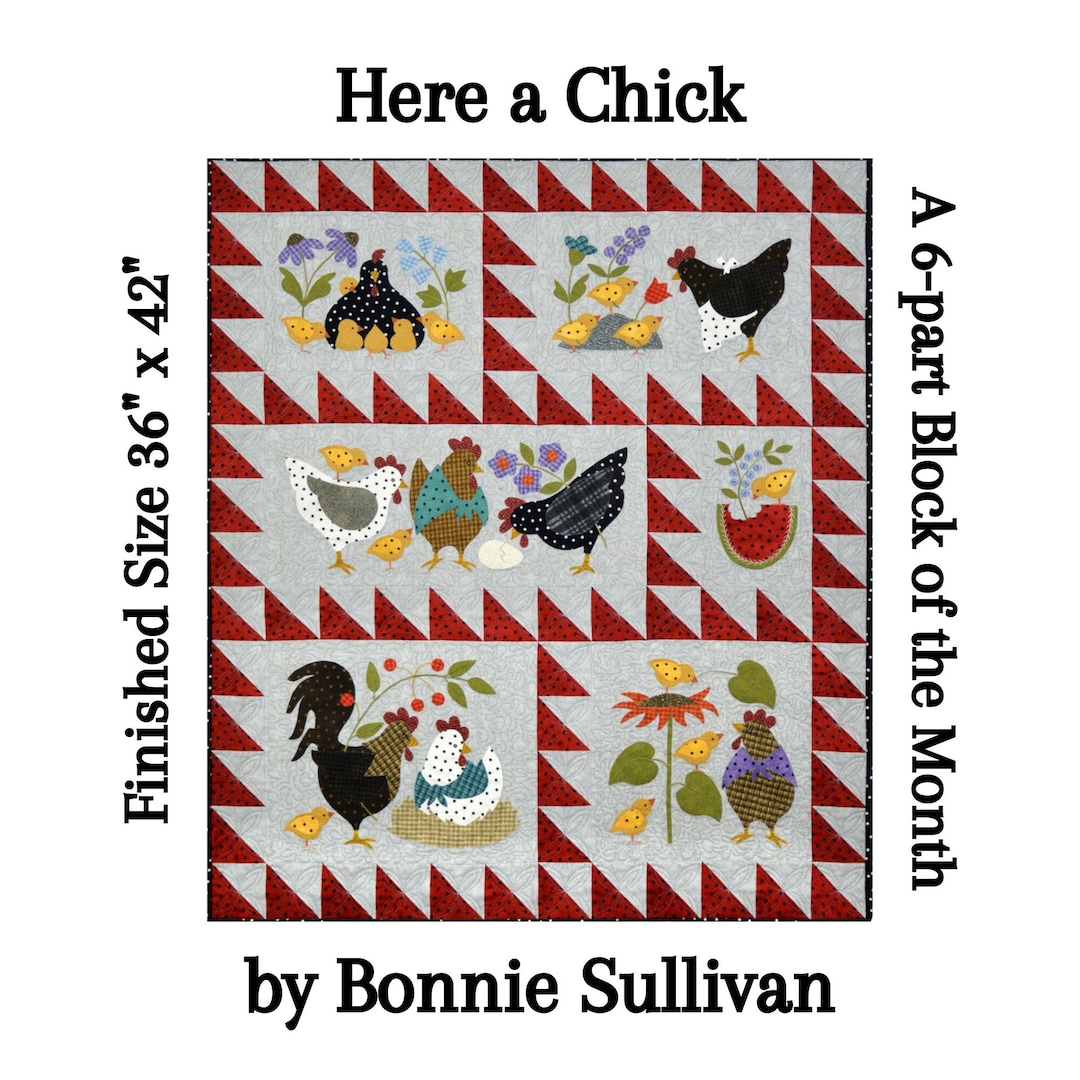 Here a Chick Quilt Pattern Set by Bonnie Sullivan / All Through the ...