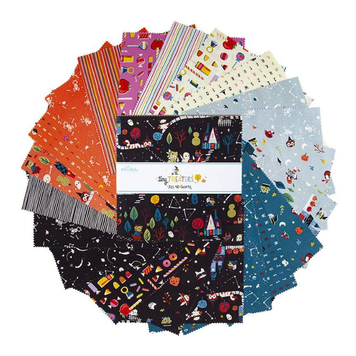 Jill Howarth Tiny Treaters by Riley Blake Designs ~ Pre-cut Fat Quarter ...
