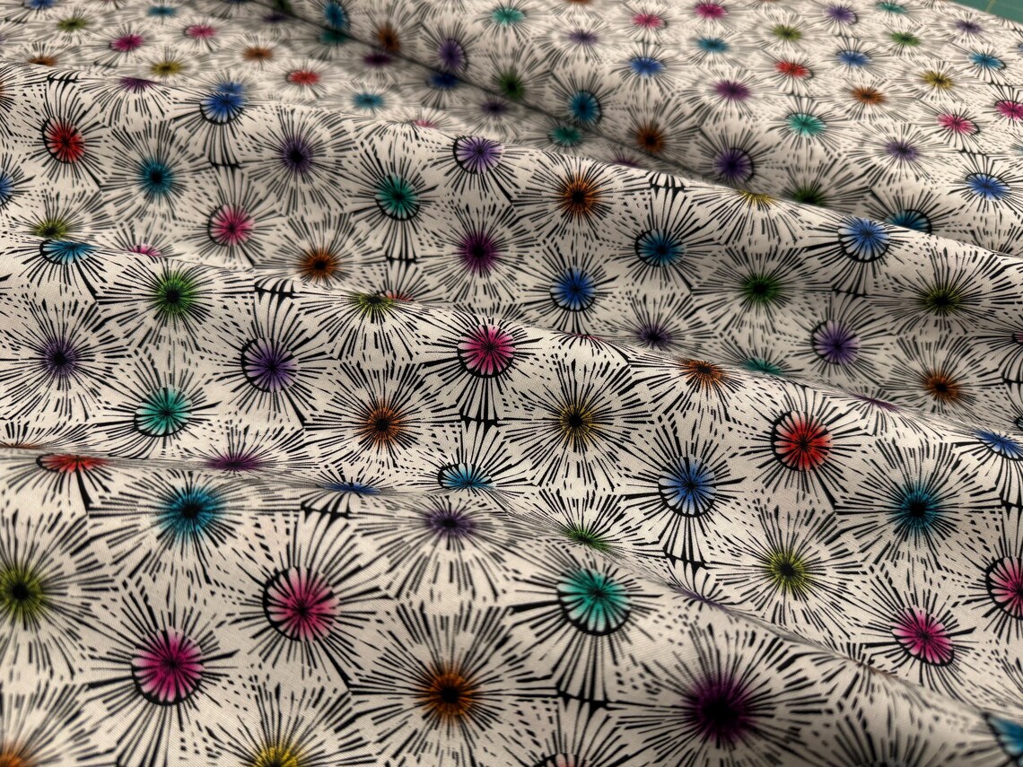 ITB Jason Yenter Colorful Burst in Multi ~ 100% Cotton Fabric ~ in the ...