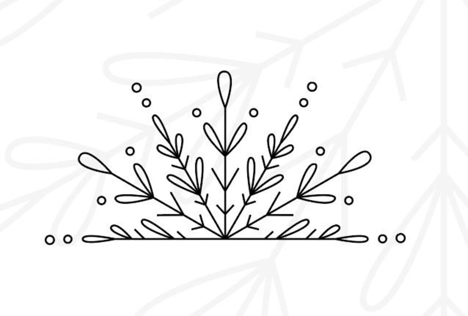 Single Line Snowflake SVG BUNDLE Foil Quill Christmas SVG | Etsy