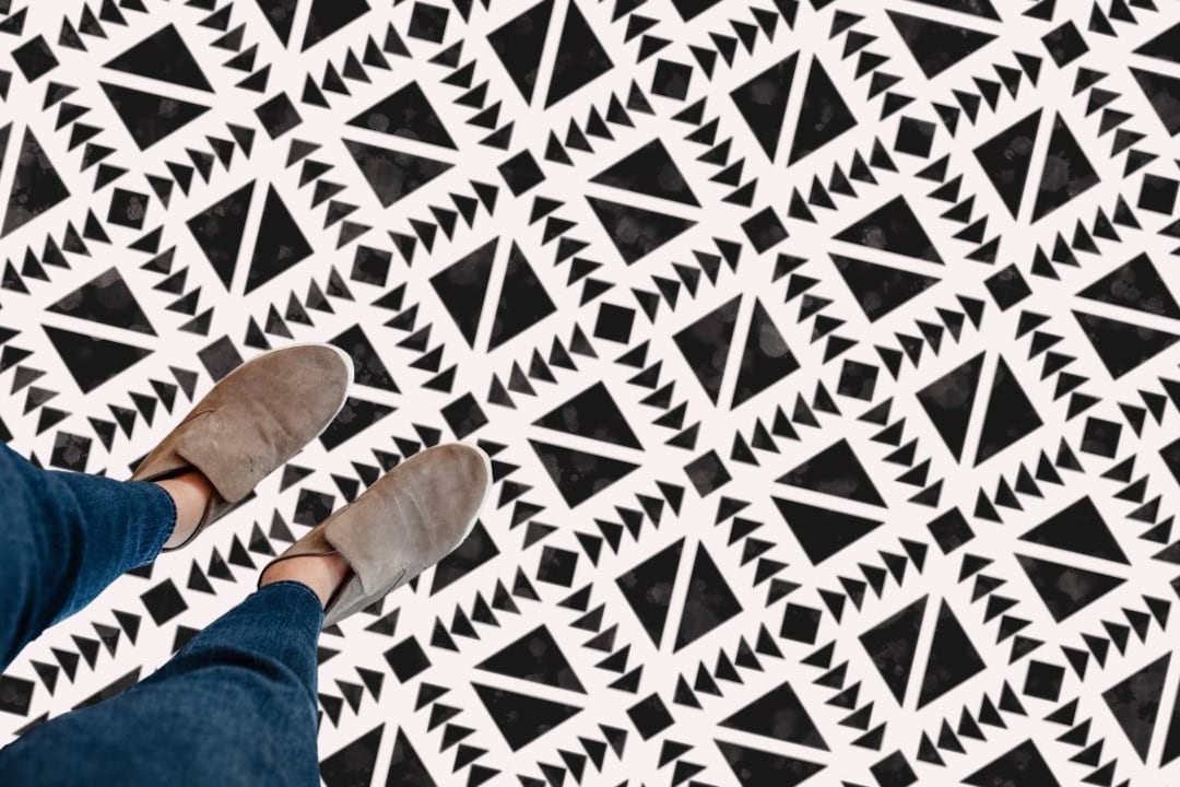 Aztec Tile Stencil DOWNLOAD SVG - Geometric Tile Template - All Over ...