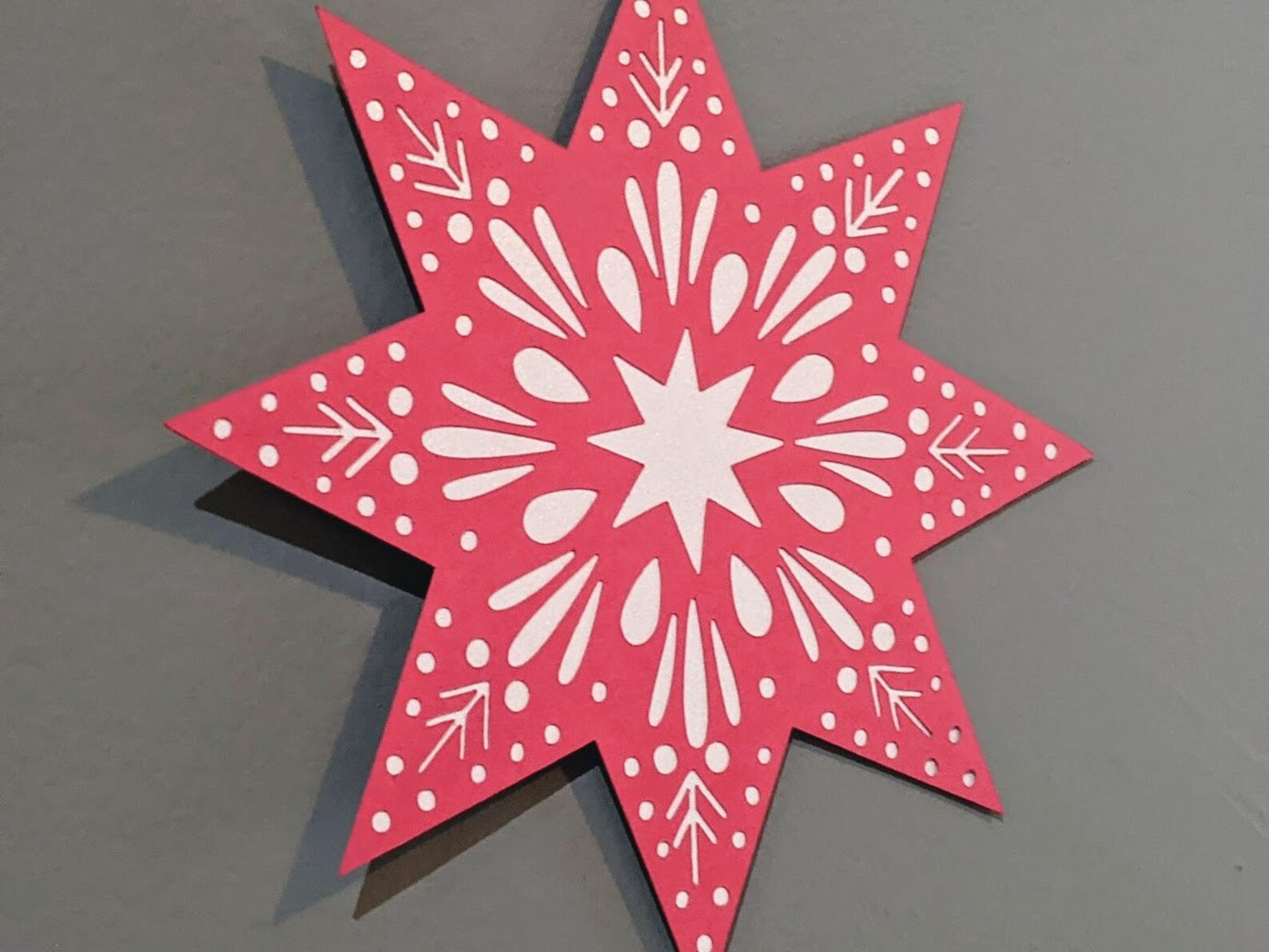 Star Ornament SVG Scandinavian Christmas Star Design Hand - Etsy