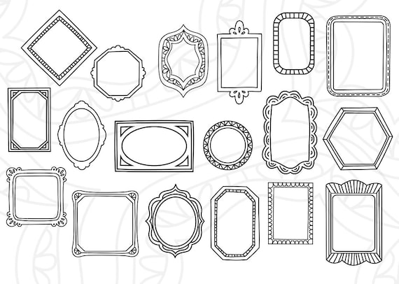 Single Doodle Frames