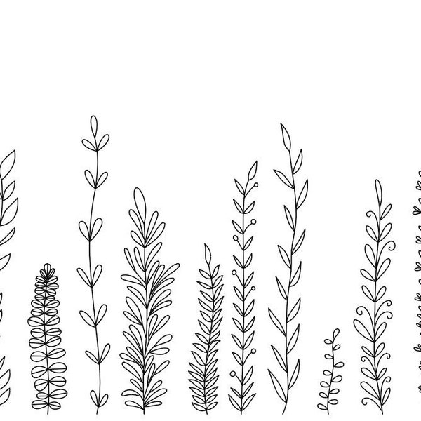 Single Line Floral Svg - Etsy