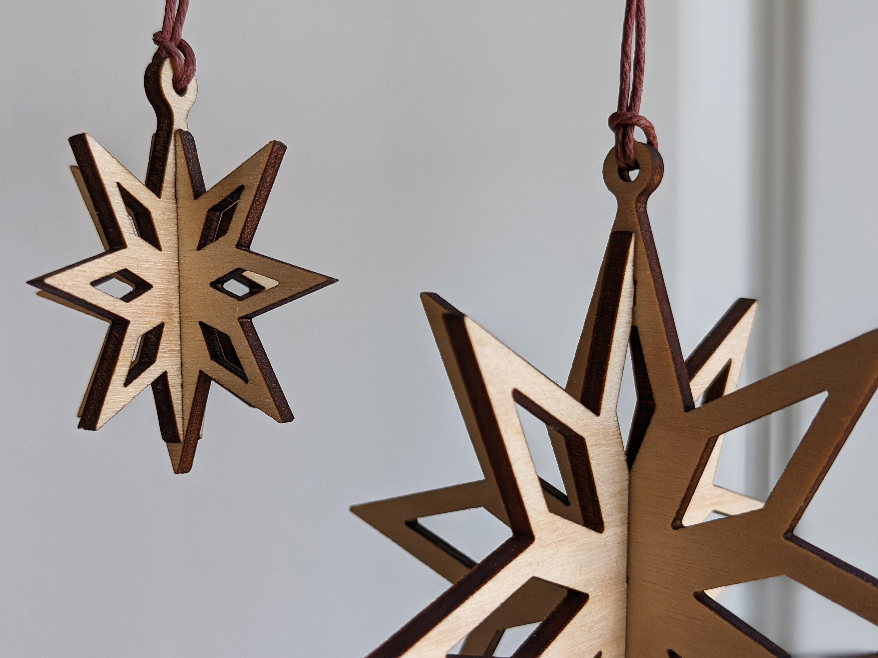 Téléchargement SVG étoile à huit branches découpé au laser 3D - Etsy France