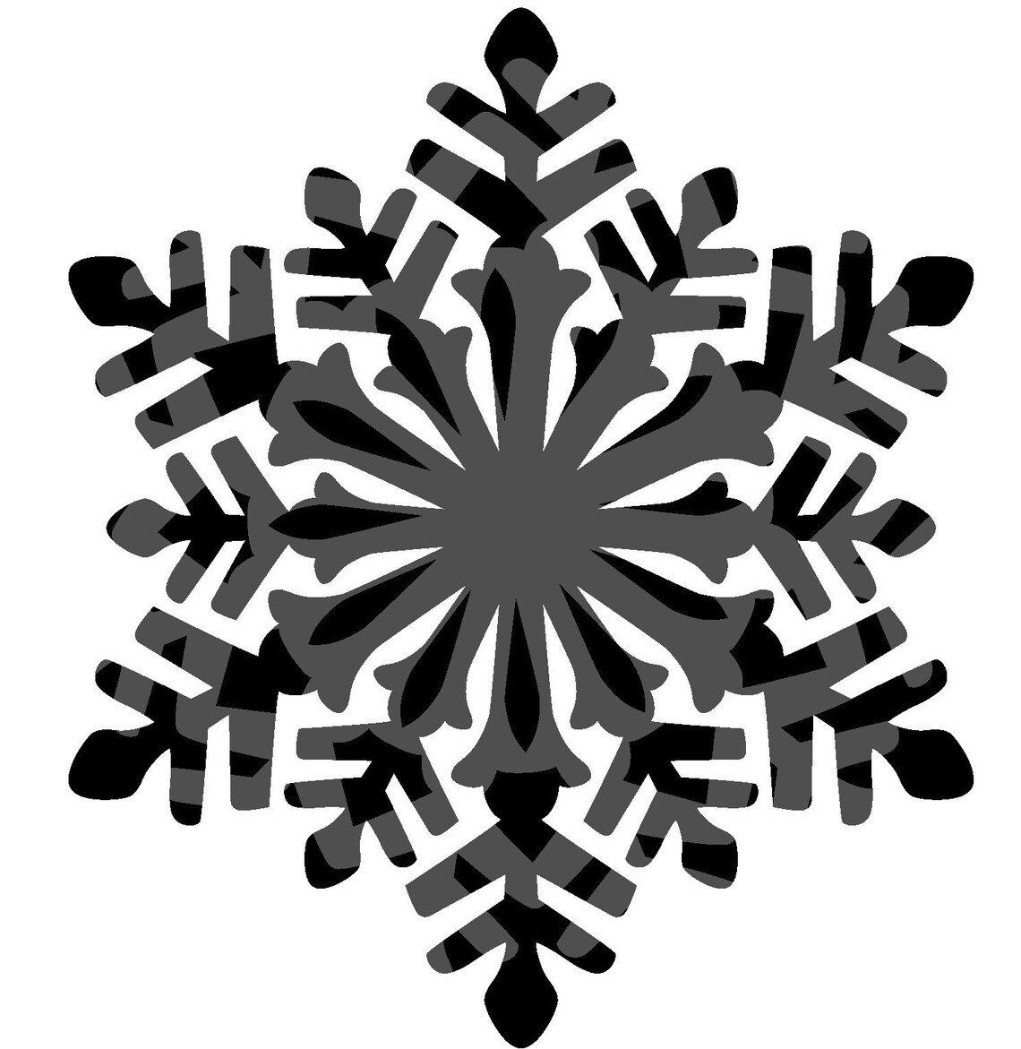 Snowflake SVG Christmas DXF Laser Cut Snowflake DXF | Etsy