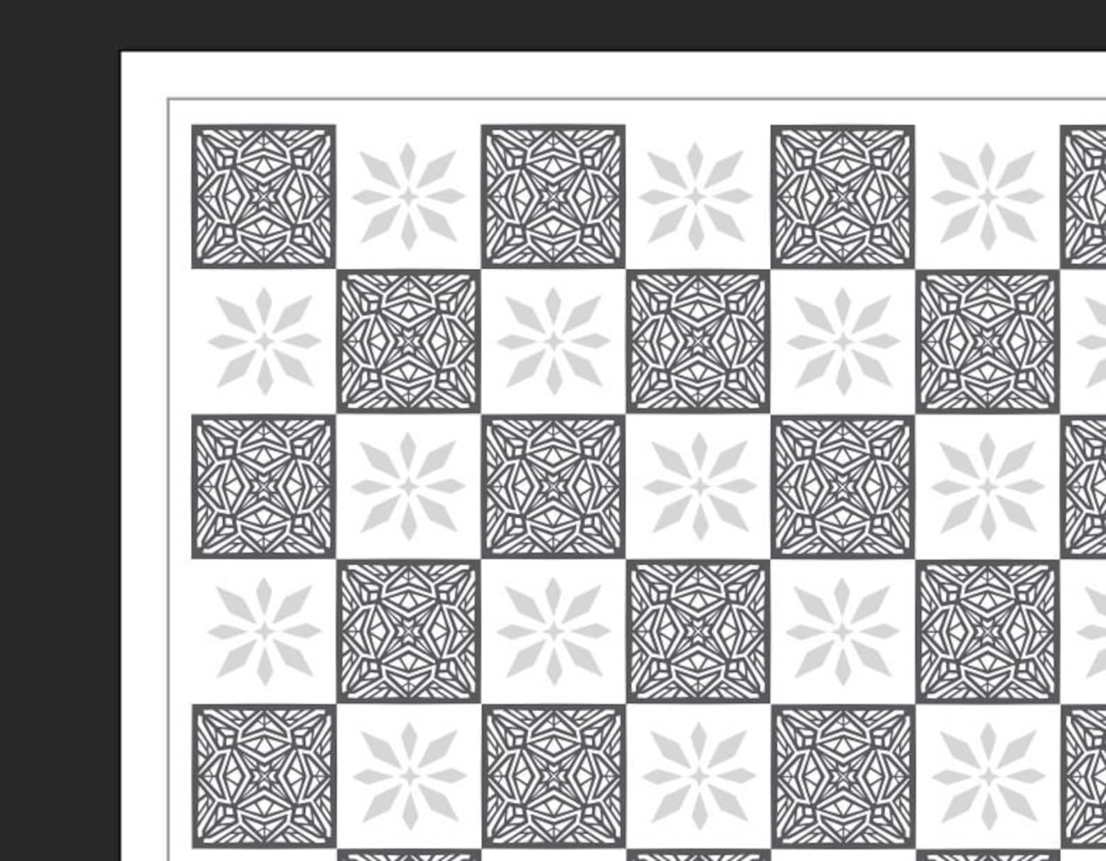 Laser Engraved Chess Board DXF Download - Etsy Finland