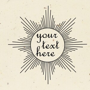 Single Line Sun SVG - Foil Quill Sun Monogram SVG - Single Line ...