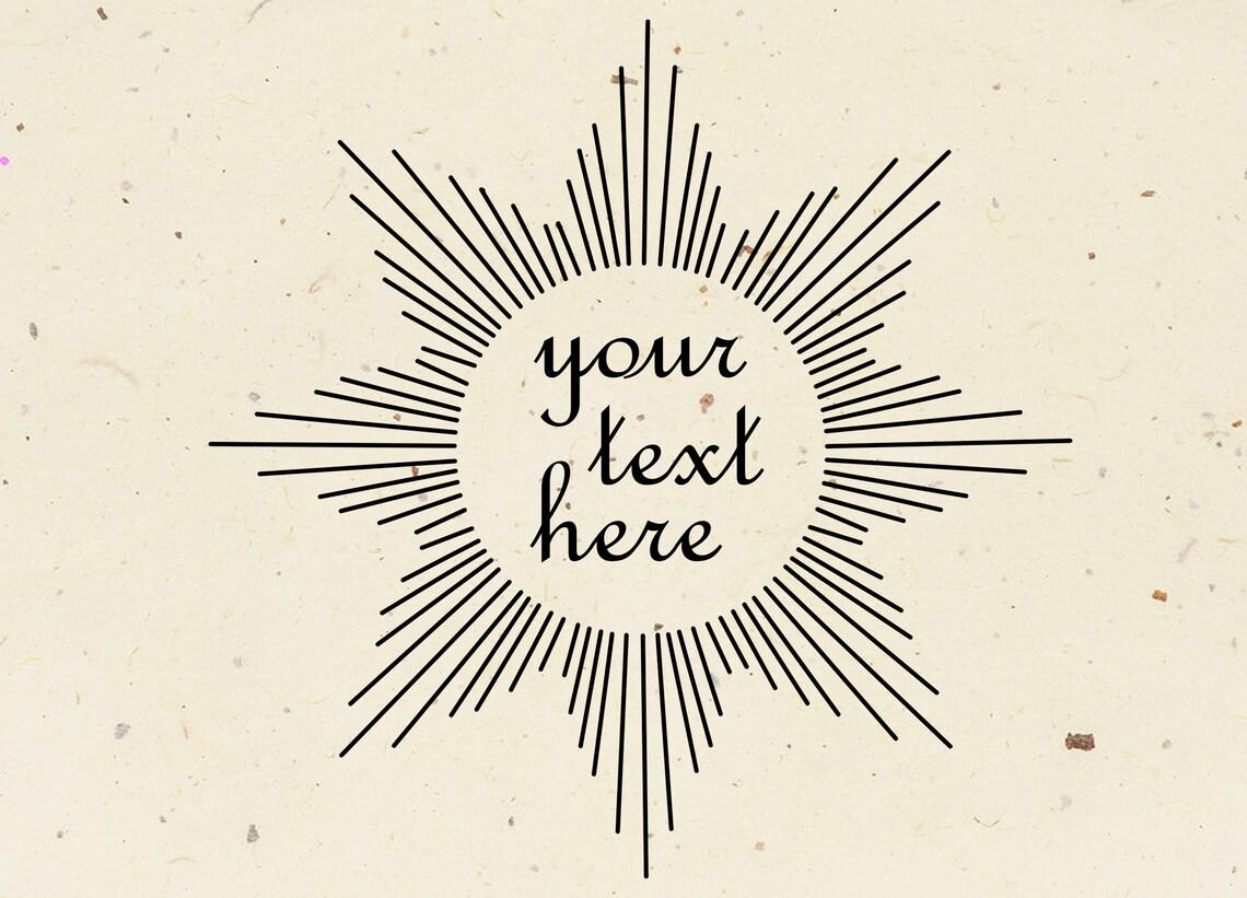 Single Line Sun SVG Foil Quill Sun monogram SVG Single | Etsy