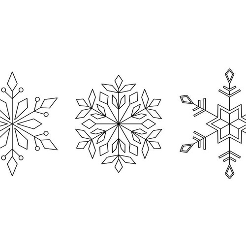Single Line Snowflake SVG BUNDLE Foil Quill Christmas SVG - Etsy