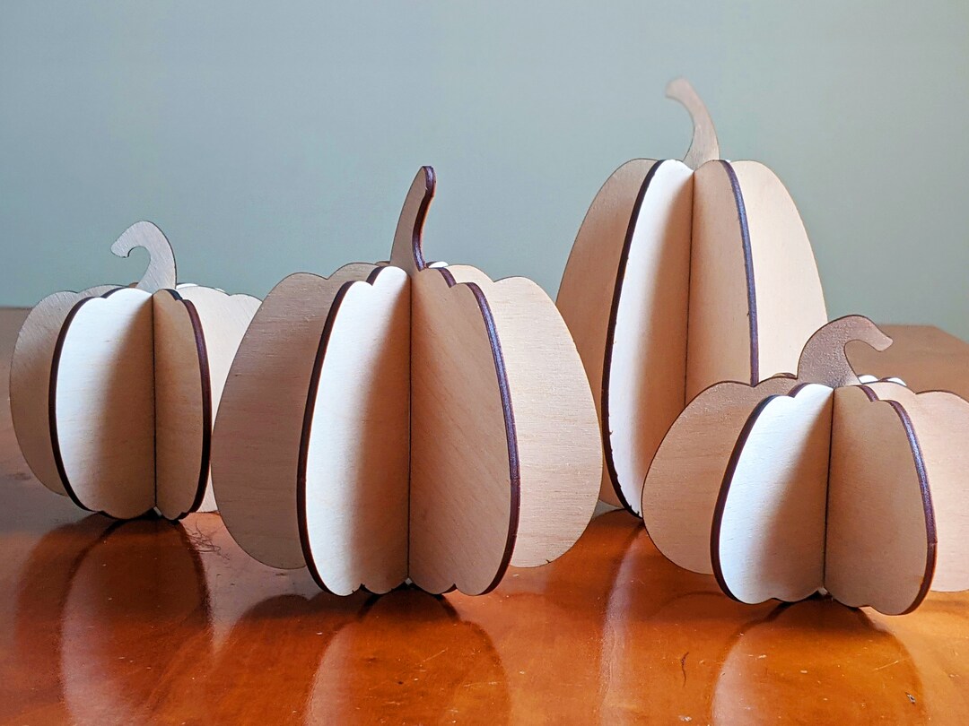 3D Pumpkin Laser Files - Cut File Pumpkins SVG - Glowforge Pumpkins - Etsy