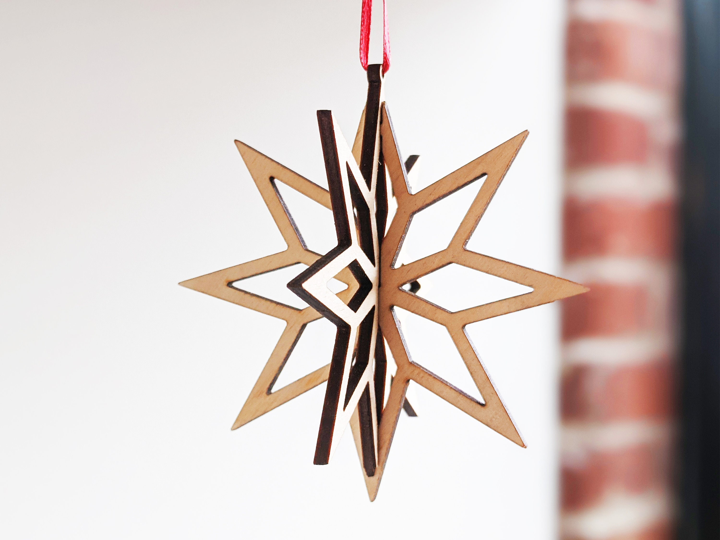 3D Laser Cut Eight-pointed Star SVG Download - Etsy Australia