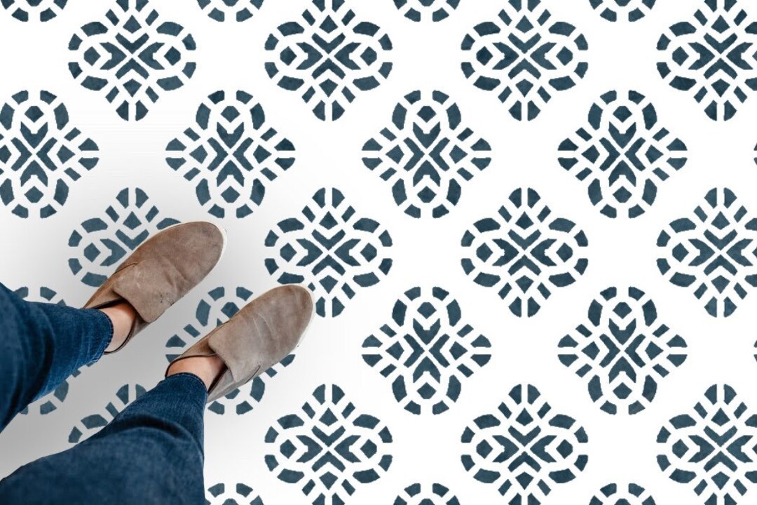 Portuguese Tile Stencil DOWNLOAD SVG - Spanish Tile SVG - All Over ...