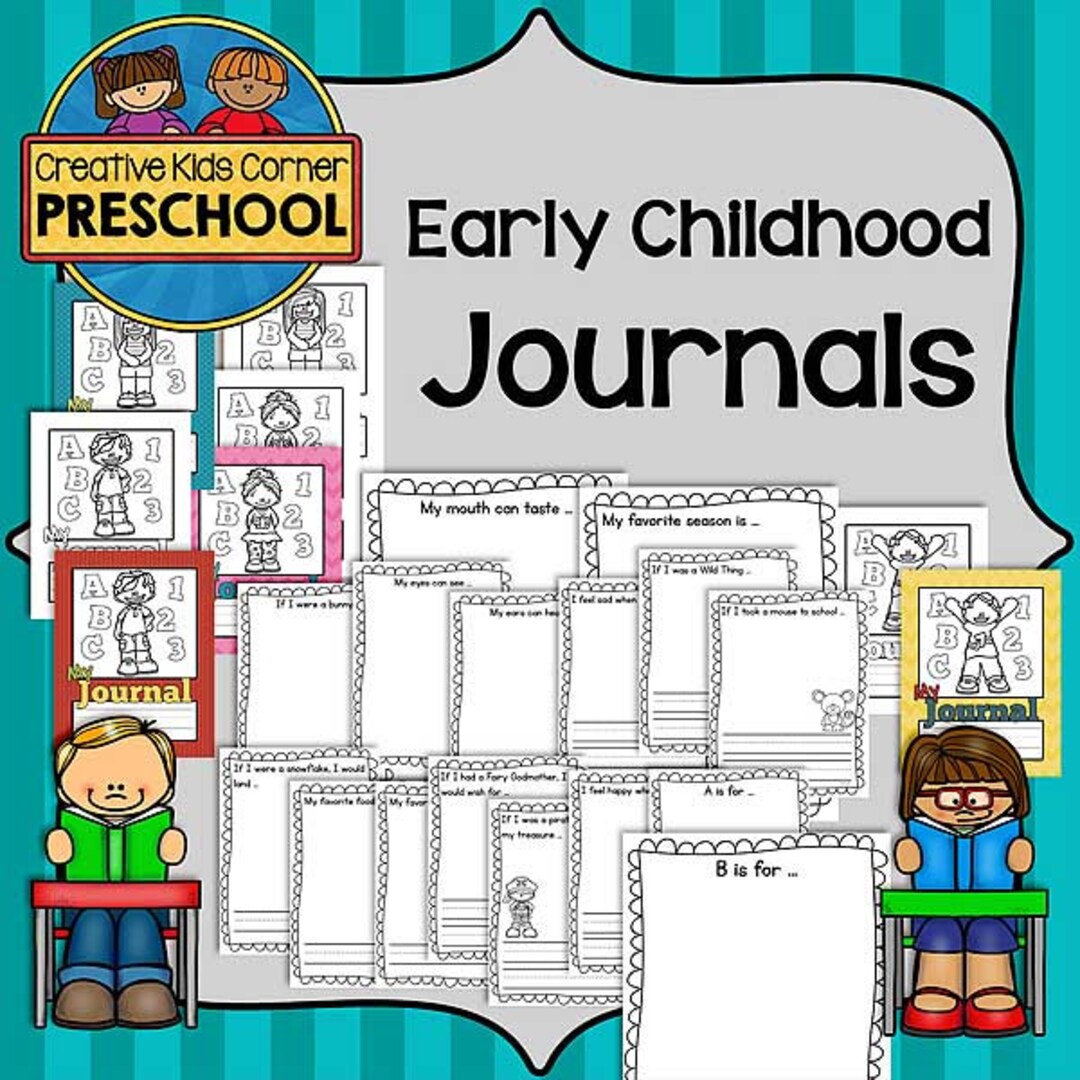 Early Childhood Journals {preschool & Kindergarten Educational Activity ...