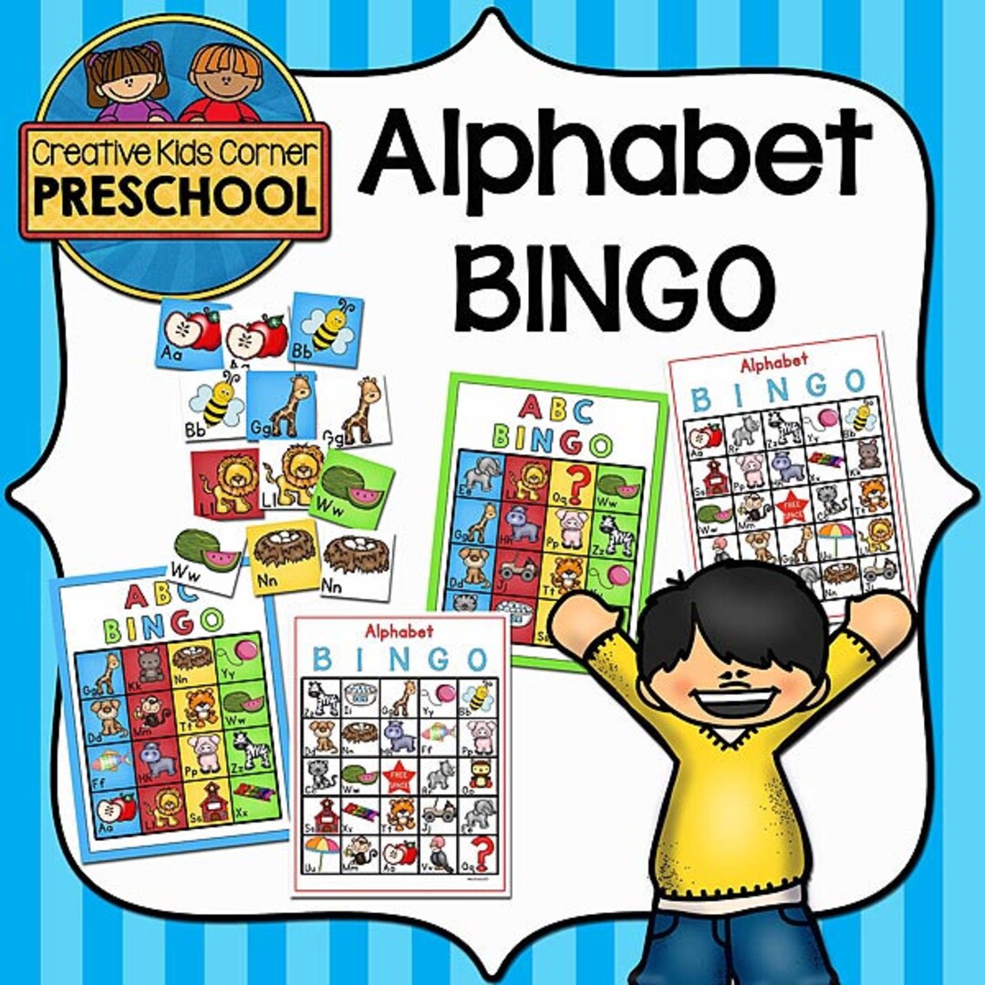 Alphabet BINGO {preschool & Kindergarten Educational Activity} - Etsy