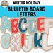 Winter Holiday Bulletin Board Letters - Printable|display|classroom ...