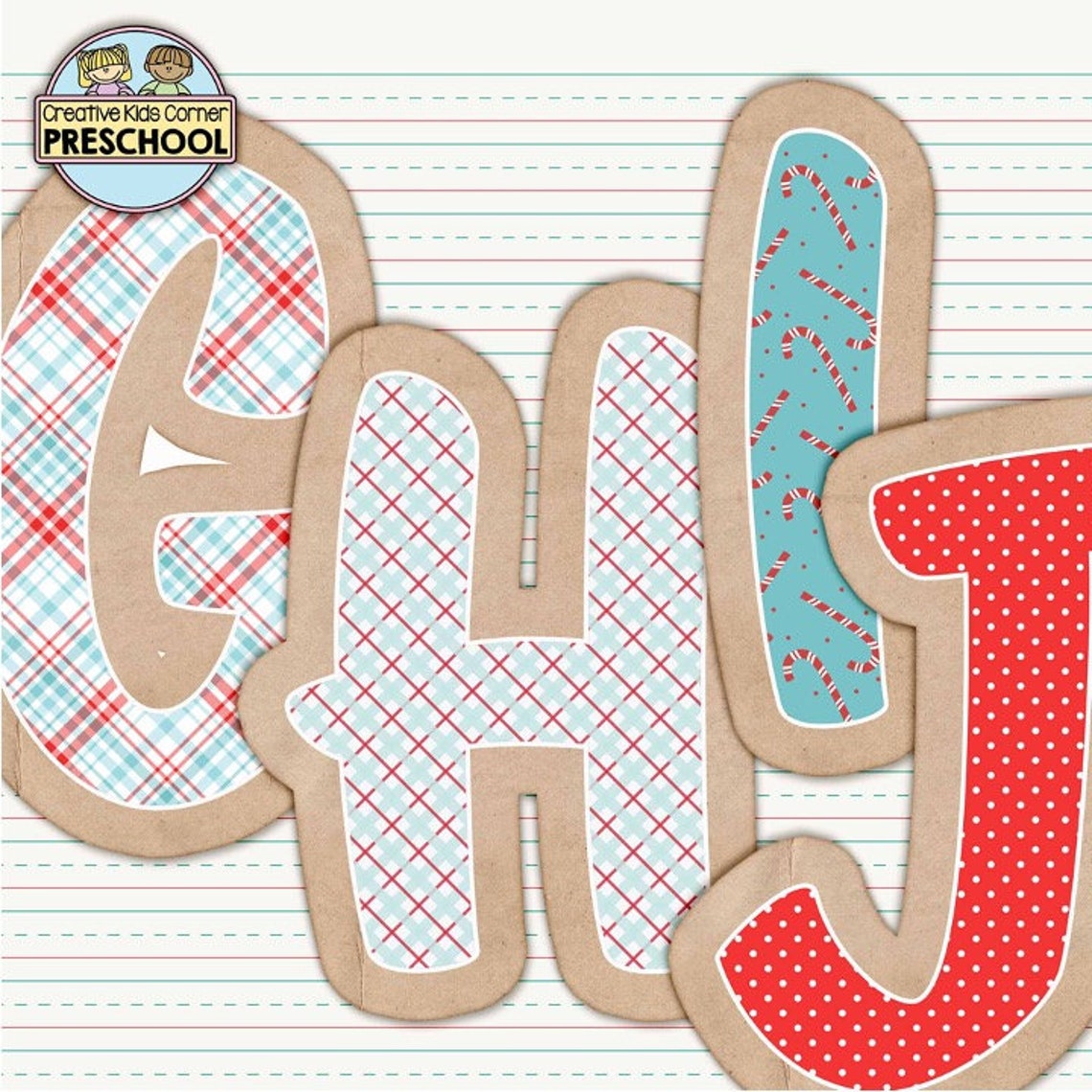 Winter Holiday Bulletin Board Letters - Printable|display|classroom ...