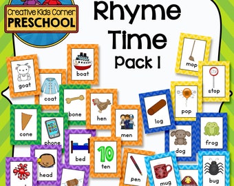 Rhyme Time pack 2 Educational Classroom Resource/Activity | Etsy