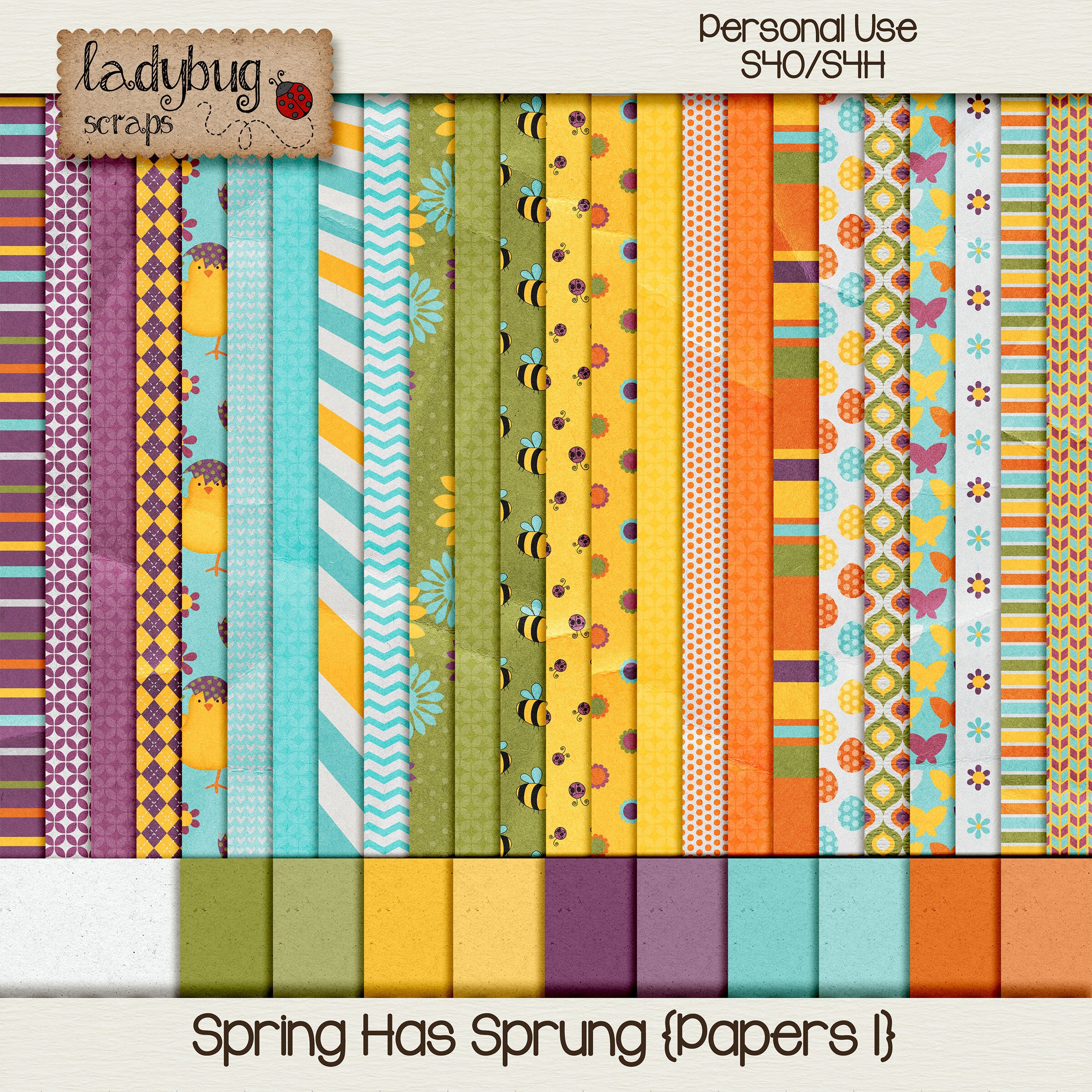 Spring Has Sprung {mega Kit} Digital Scrapbooking Kit - Etsy