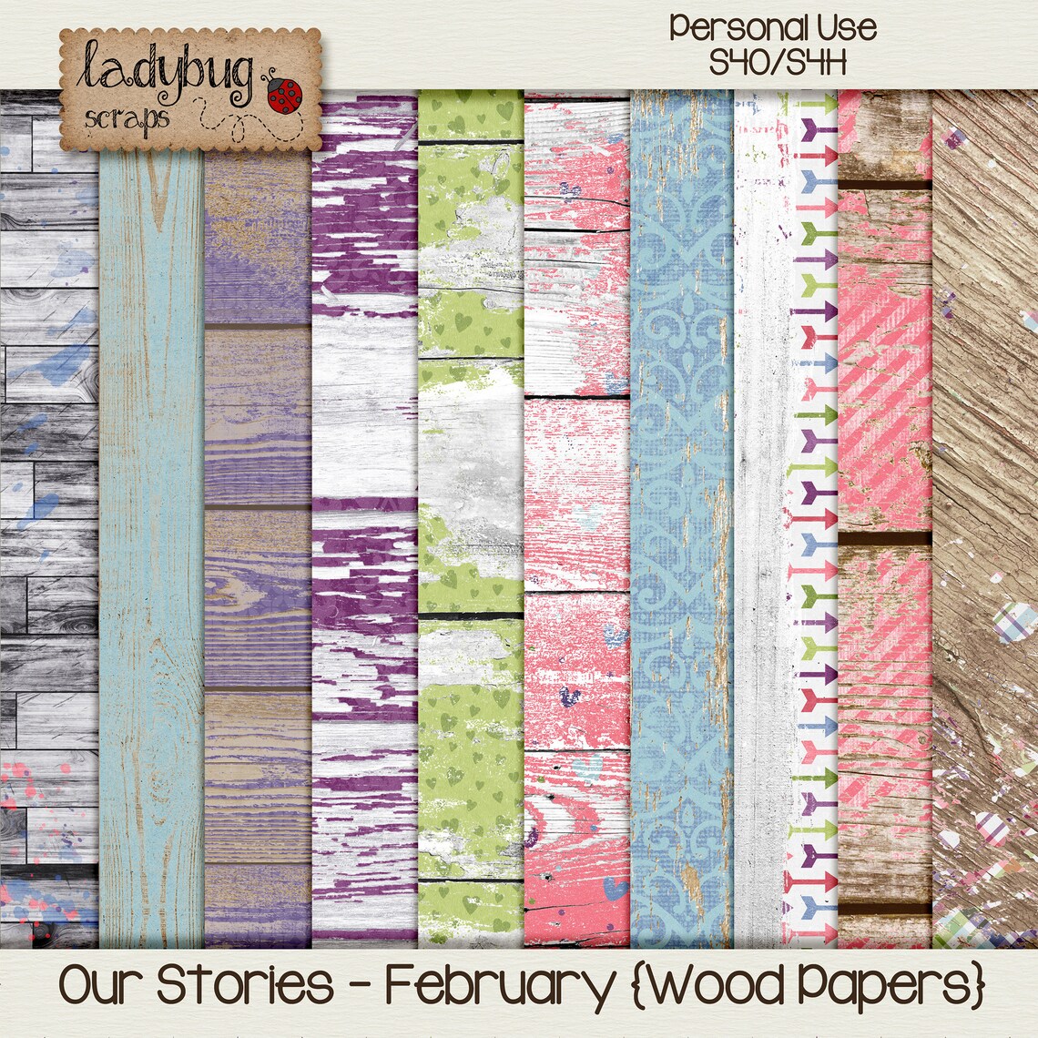 Our Stories February Bundle digital Scrapbooking Bundle - Etsy